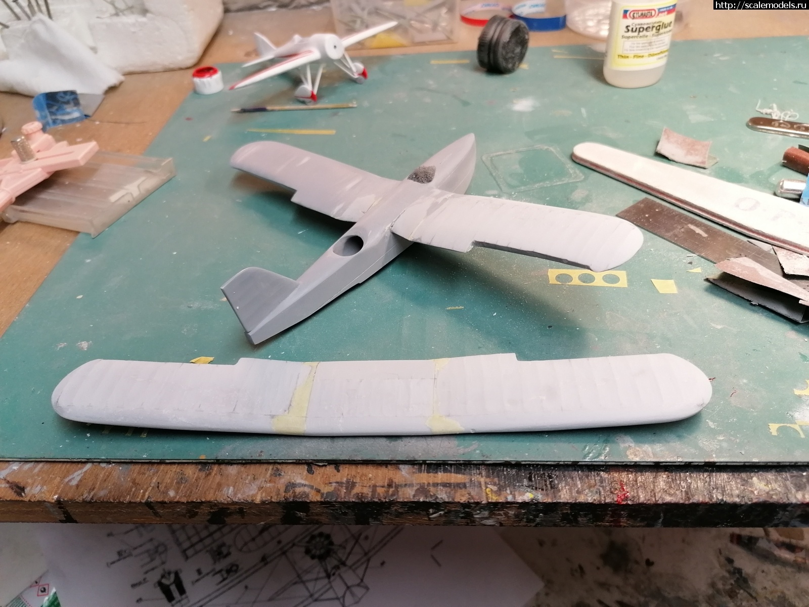 1/72 VsV product Heinkel HD55 / КР-1 resin - Work in Progress ...