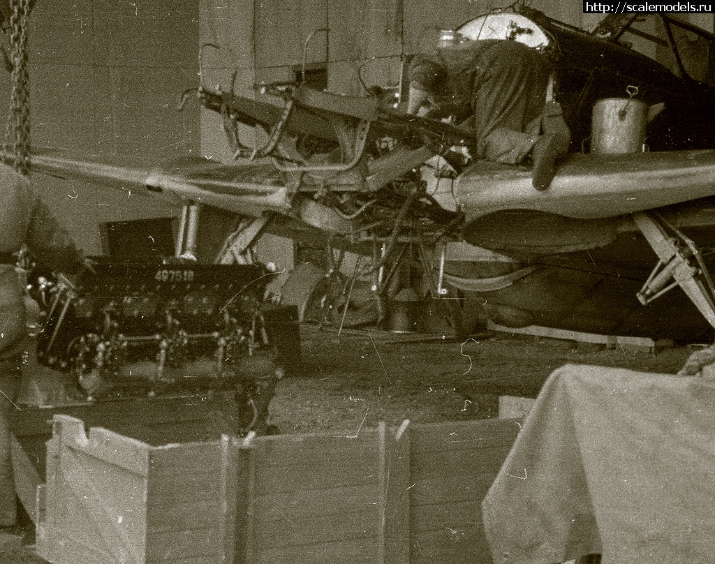 Просмотр картинки : 1675953195_Morane-Saulnier-MS-406-FAF-under-repair ...